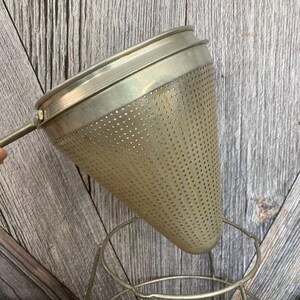 Vintage Strainer Sieve With Pestle Can Canning Applesauce 3 Piece Wood ...