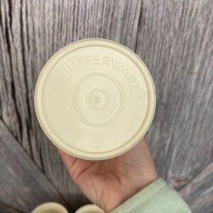 4 Vintage Tupperware Tumblers Cups Glasses Plastic Tupper Ware Storage ...