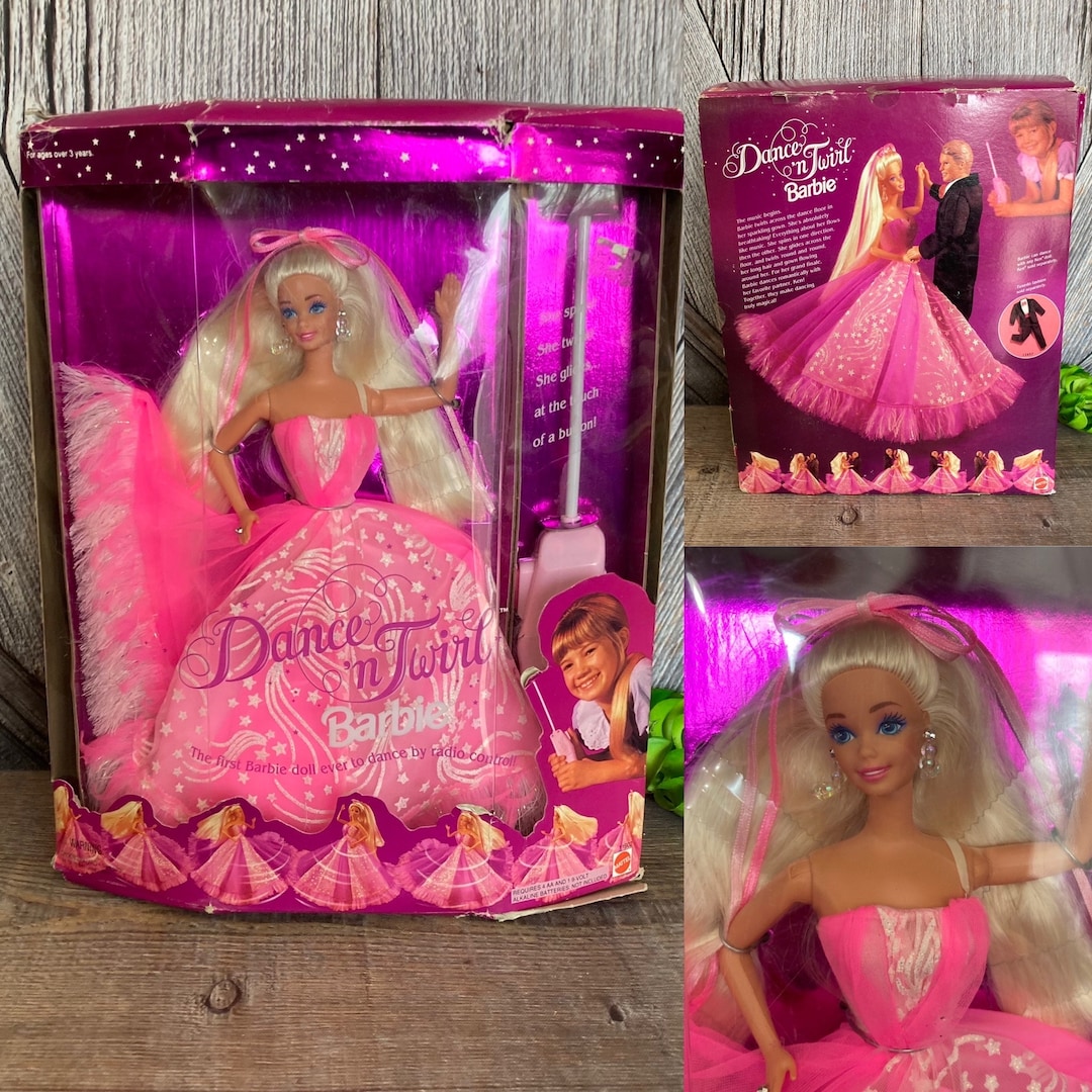 Dance 'n Twirl Barbie mattel 11902 Radio Control Doll Vintage 1994 90s ...