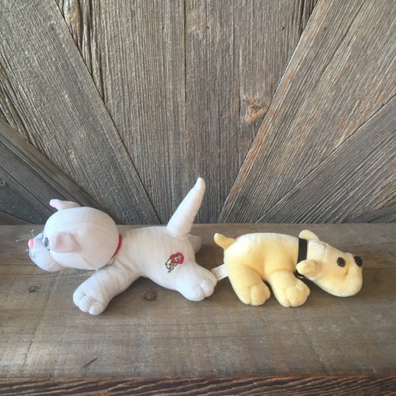 2 Pound Puppy Plush Toy Small 7 in Vintage Pound Purry Puppy | Etsy