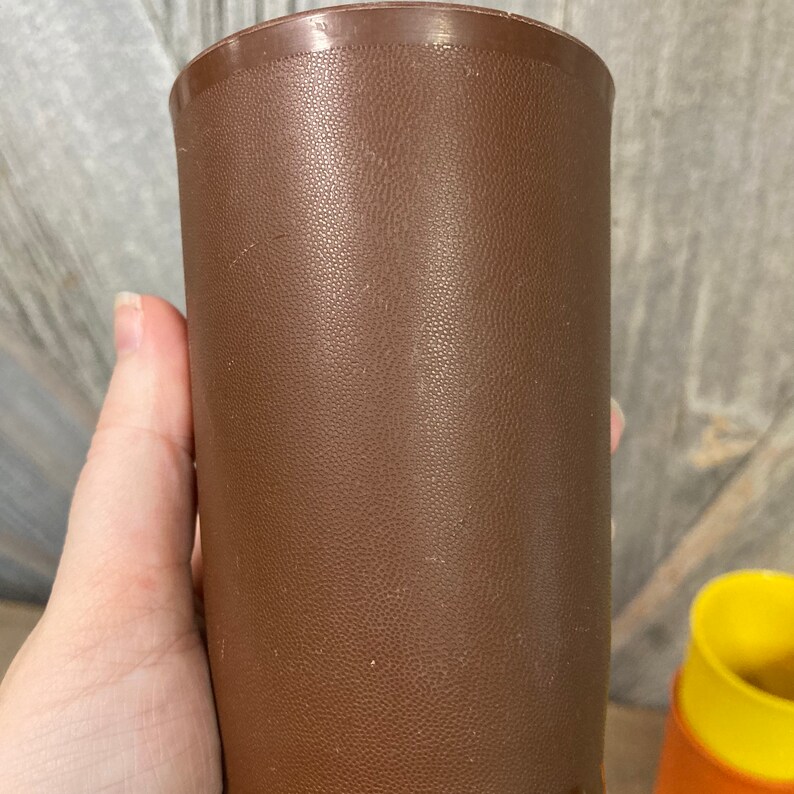 4 Vintage Tupperware Tumblers Tall Cups Glasses Plastic Tupper - Etsy