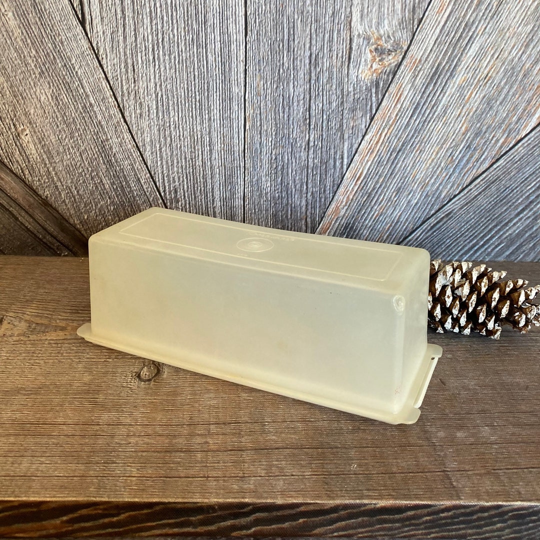 Vintage Tupperware Velveeta Butter Keeper Cheese Large Butter Dish ...