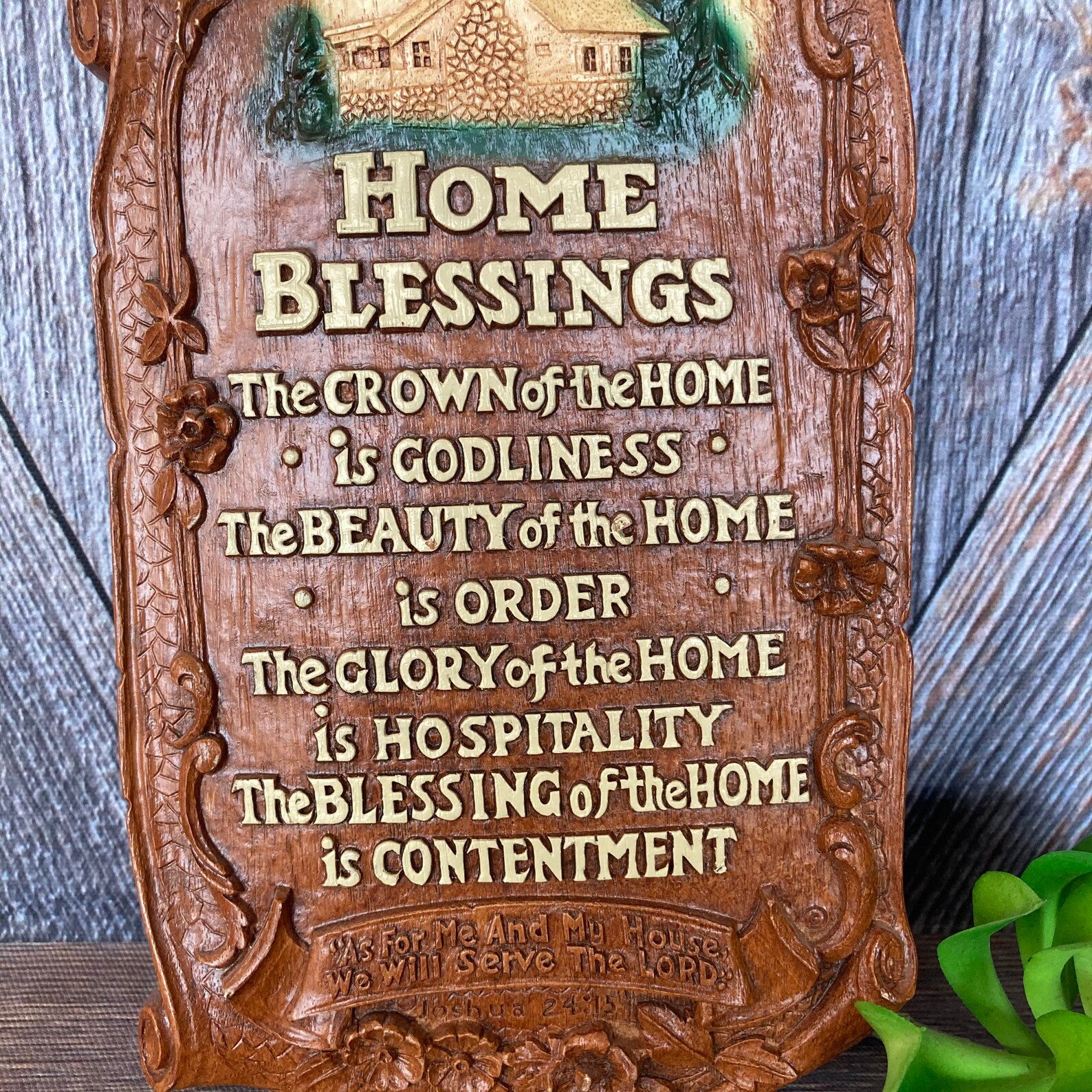 Vintage Home Blessings Wall Hanging House Warming Gift for Mom - Etsy