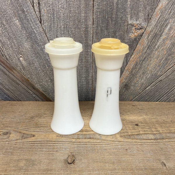 Tupperware Salt and Pepper Shakers - Etsy