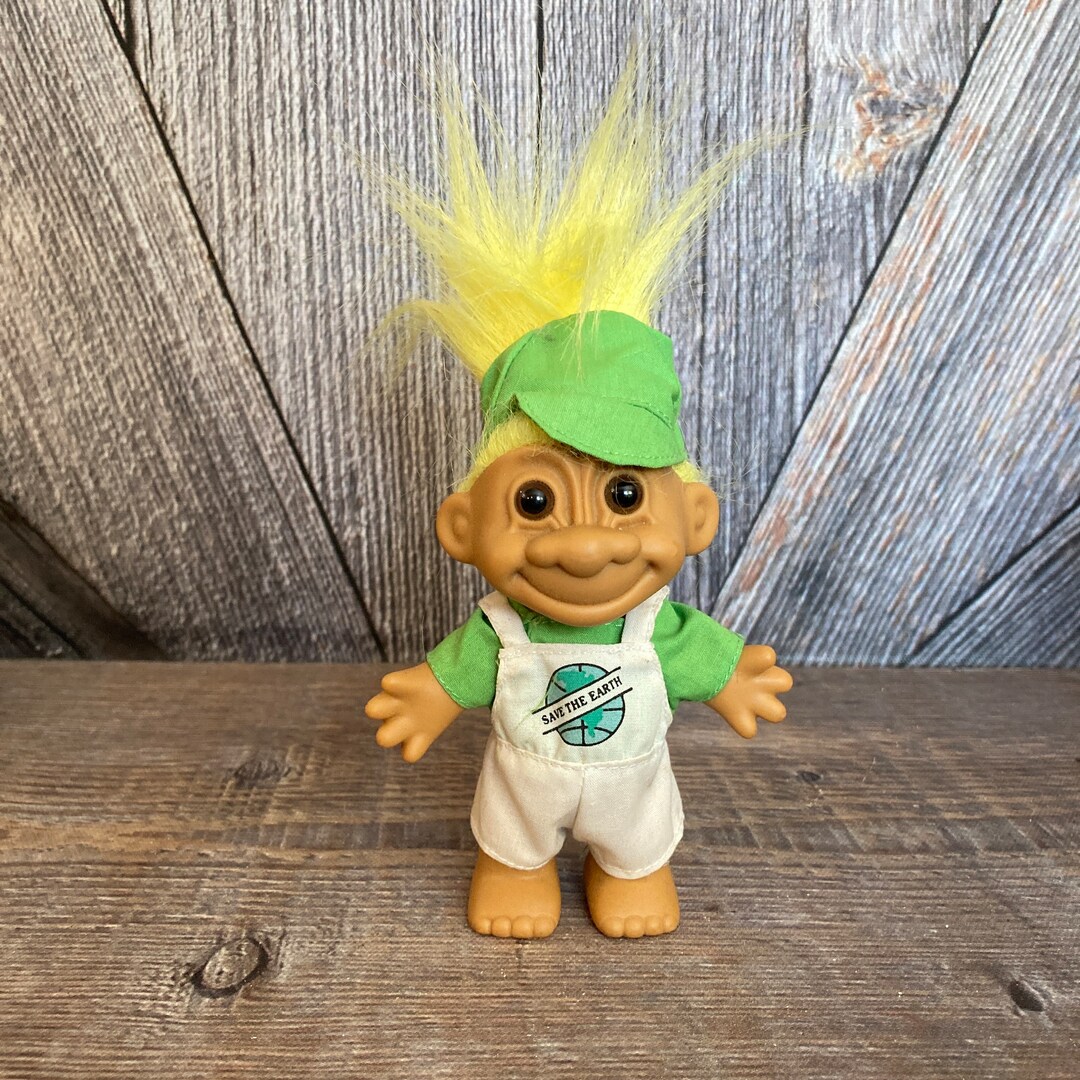 Vintage Troll Doll {save the Earth Ecofriendly Earth Day Troll} Russ ...