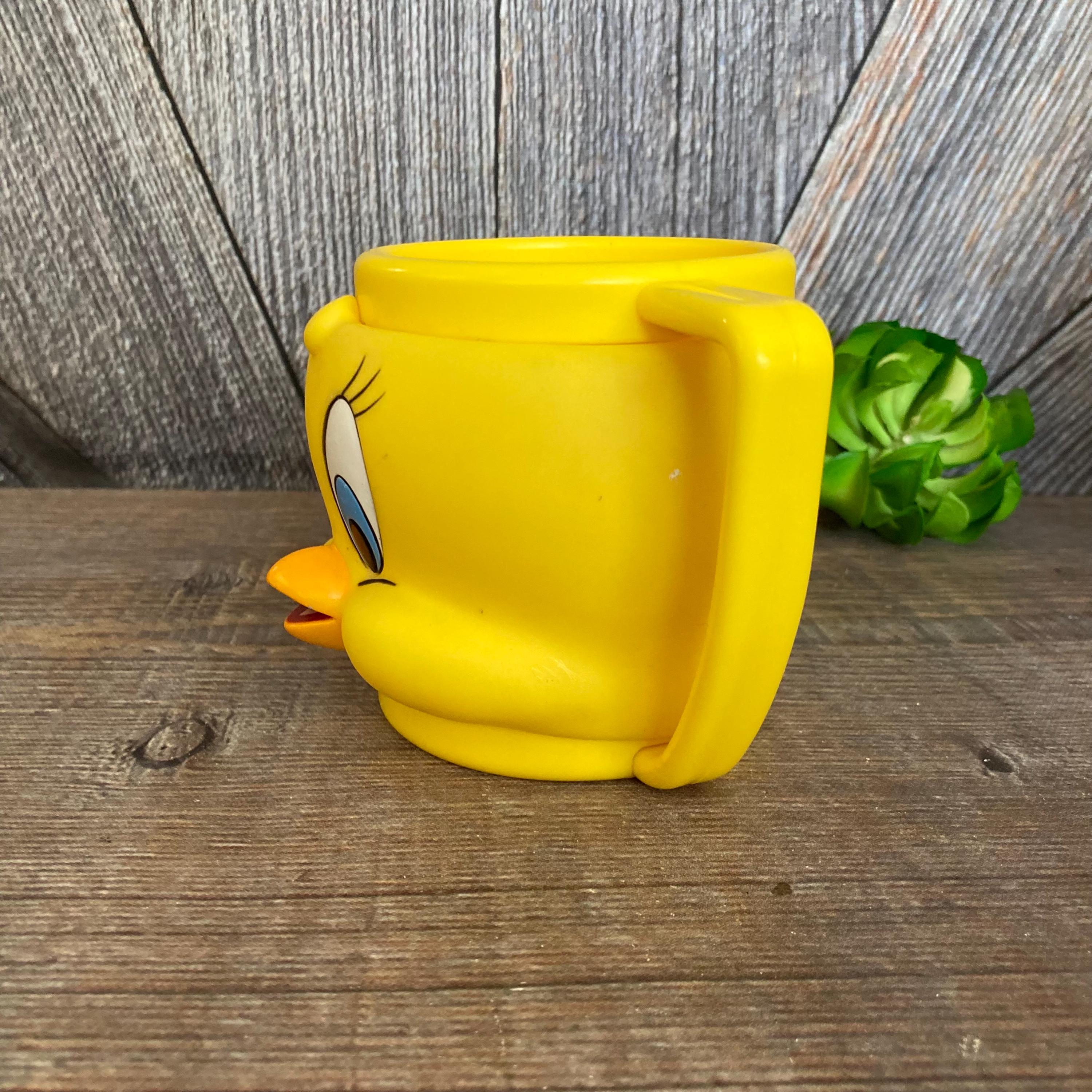 Tweety Bird Mug {vintage Looney Tunes Cartoon Coffee Mug} Plastic Mug ...