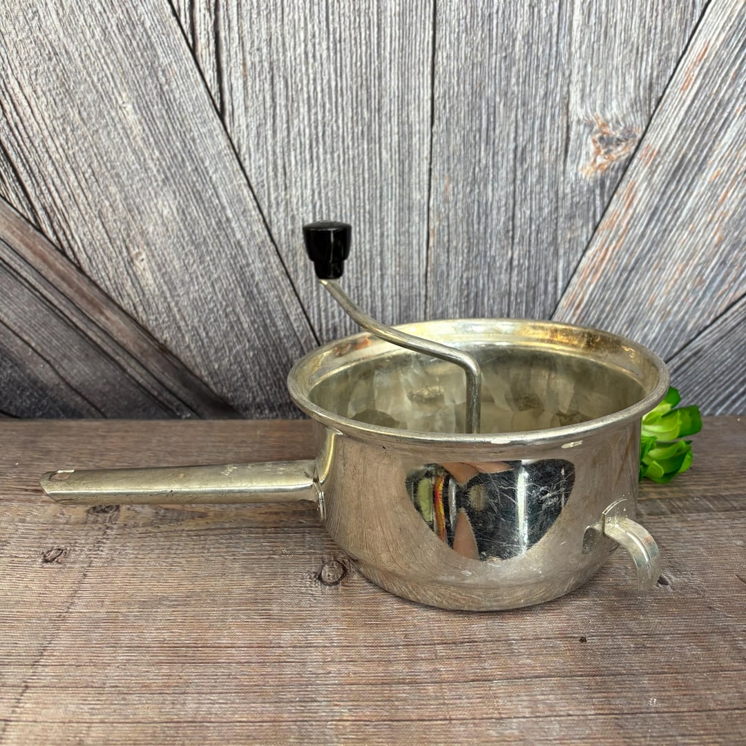 Vintage Foley Food Mill 101 Canning Applesauce Stand Sieve Masher ...