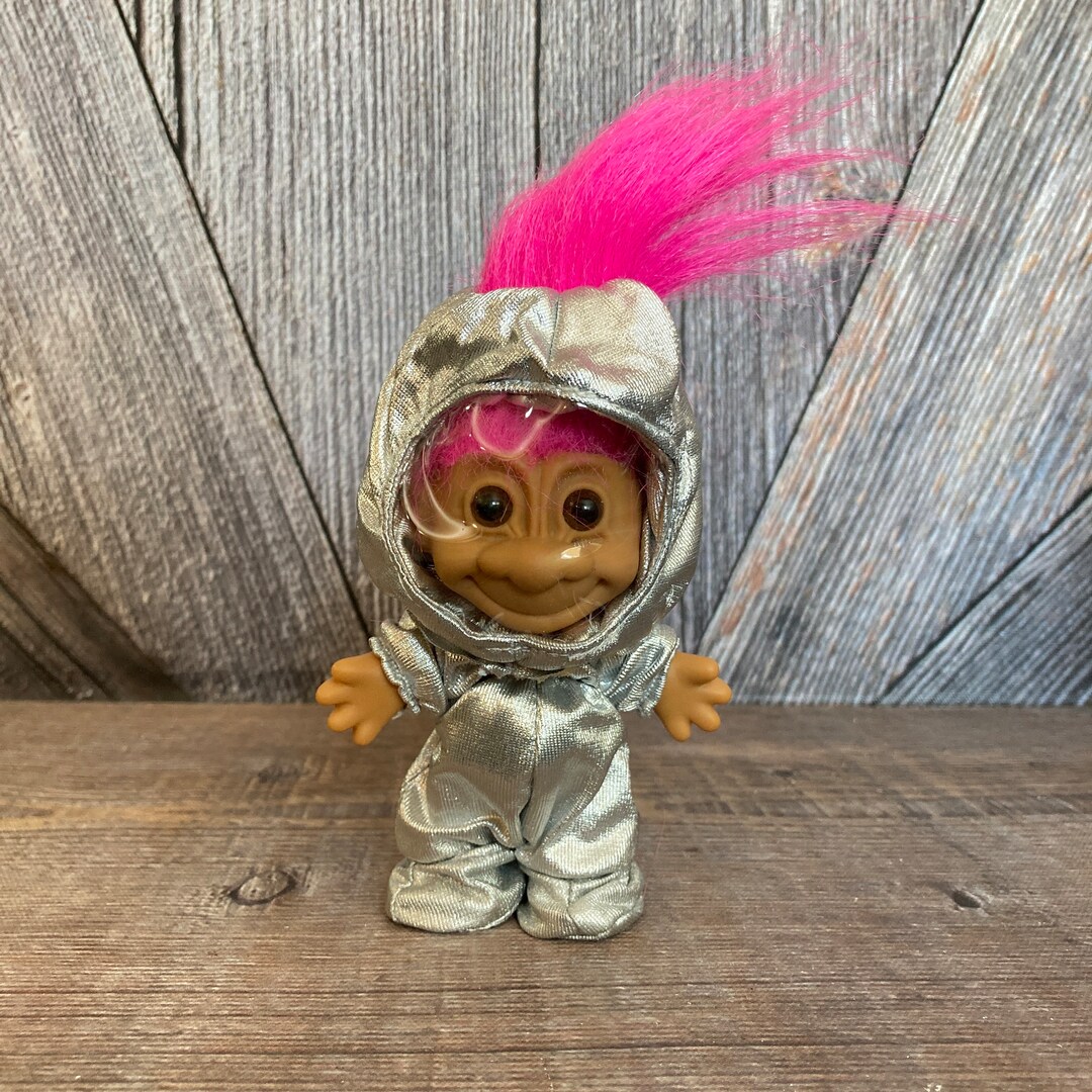 Vintage Astronaut Troll space Troll Russ Berrie silver Space Suit With ...