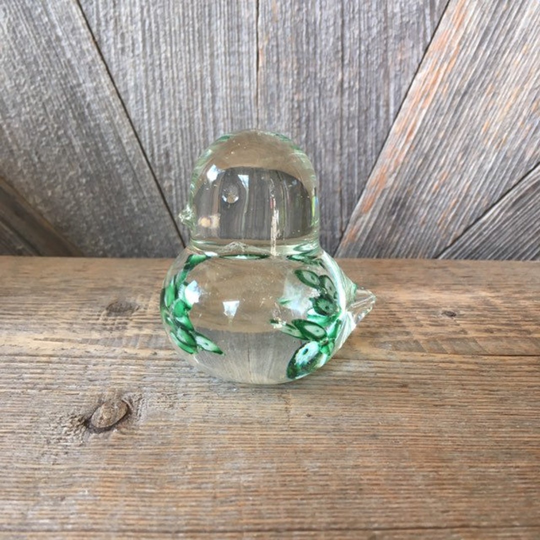 Glass Paperweight bird Shaped Design Vintage Paper Weight - Etsy