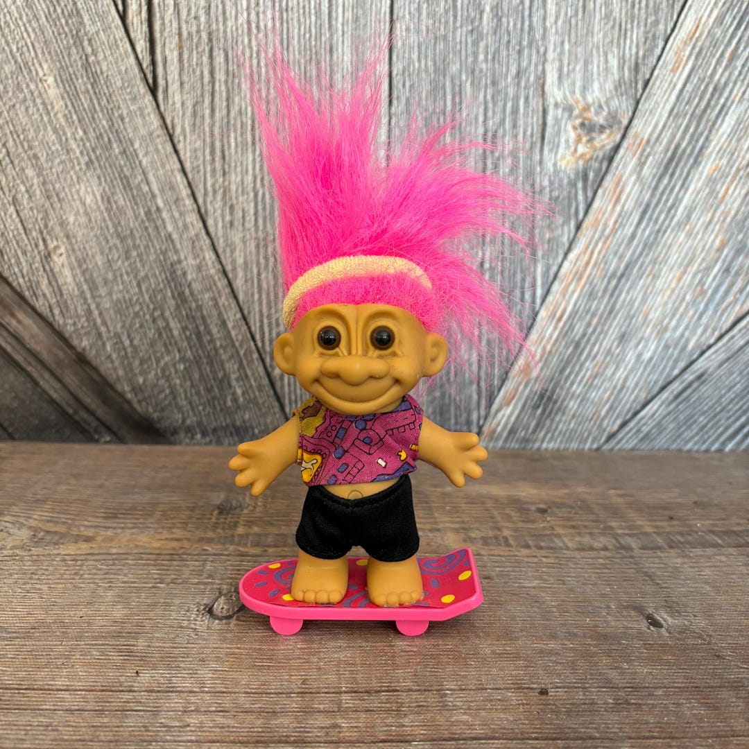 Vintage Skateboard Troll Skater Troll Russ Berrie Original {90s 80s ...