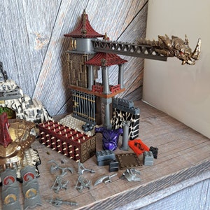 Vintage Mega Bloks Odaku Armory 9812 {NEAR COMPLETE} Instructions ...