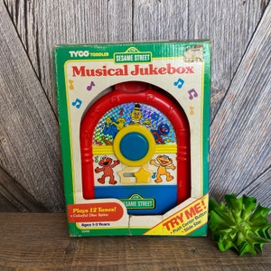 Vintage Sesame Street Musical Jukebox in Original Box Sesame Street ...