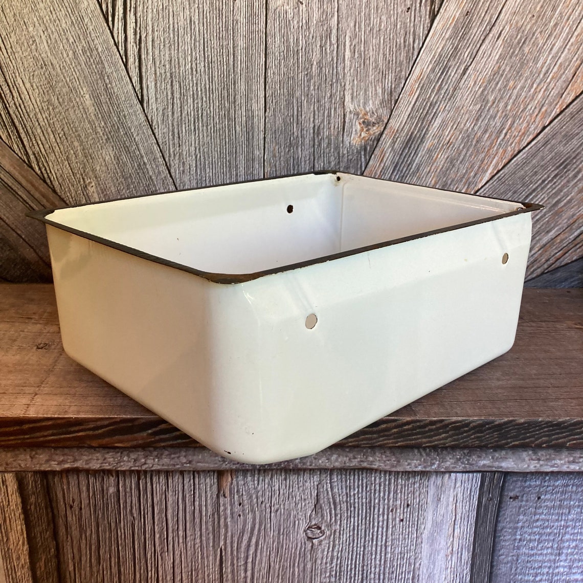 Vintage Refrigerator Drawer Enamel Frigidaire Hydrator Crisper Drawer ...