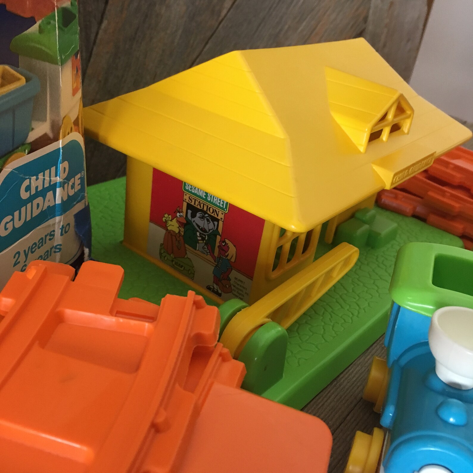 Vintage Sesame Street Railroad 25 Piece Push 'n Play Train | Etsy