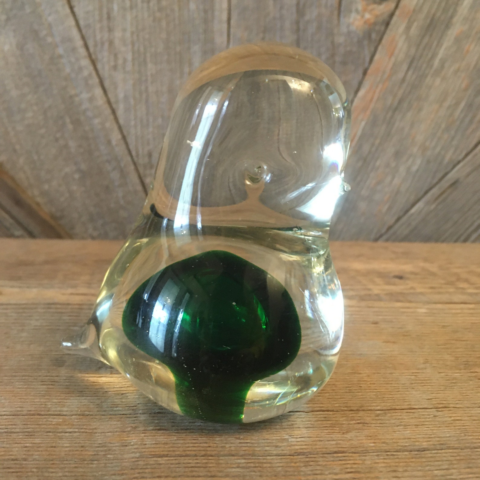 Glass Paperweight bird Shaped Design Vintage Paper Weight - Etsy