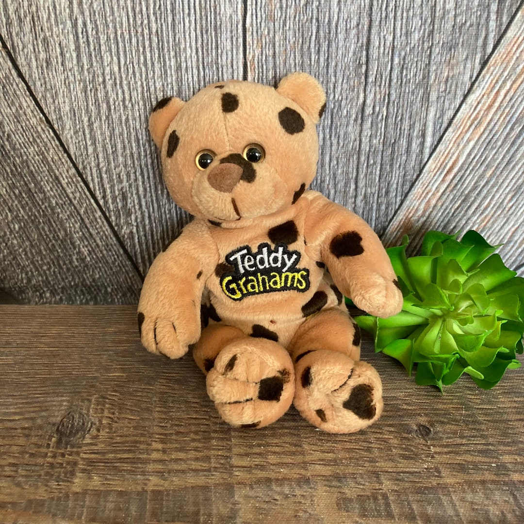 Teddy Grahams Bear Bean Bag Bear Chocolatey Chip 7 Inch Plush Toy ...