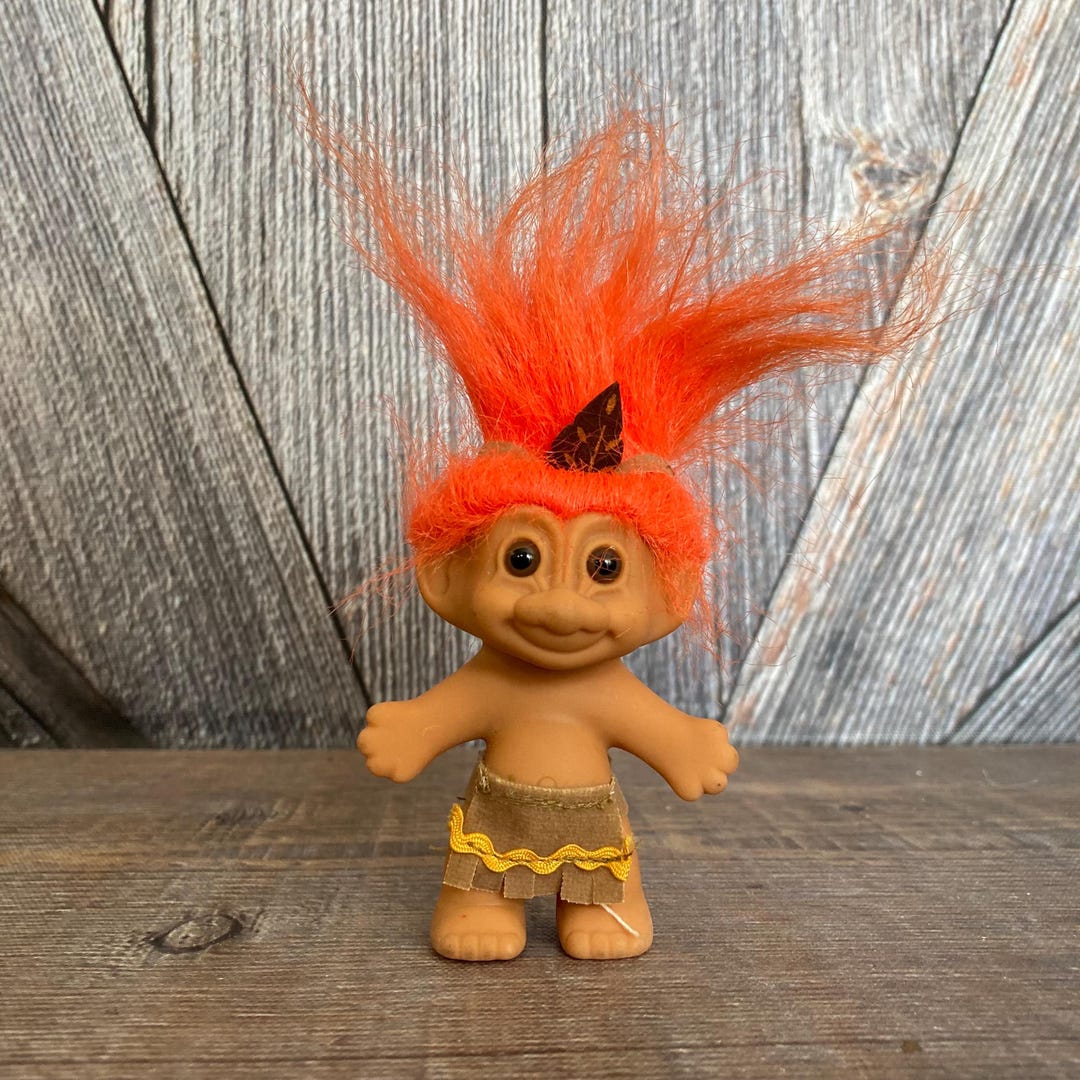 Vintage Native American Troll {indian Chief Baby Troll} Russ Berrie ...