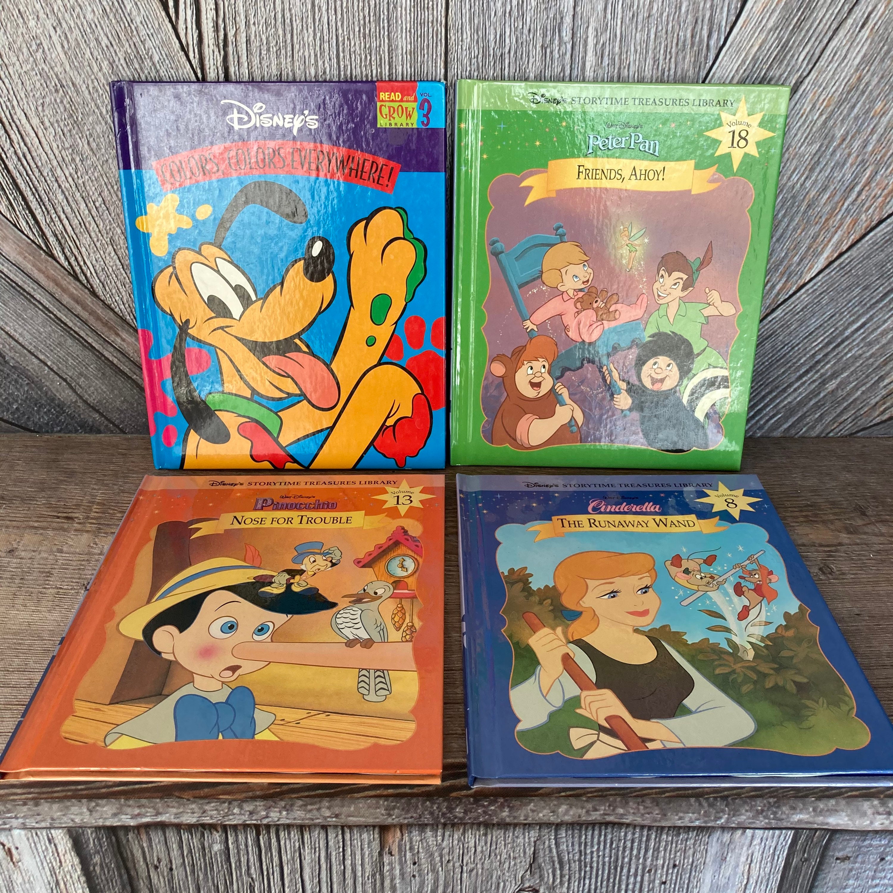 4 Vintage Disney Storytime Treasures Library Books Peter Pan - Etsy Israel