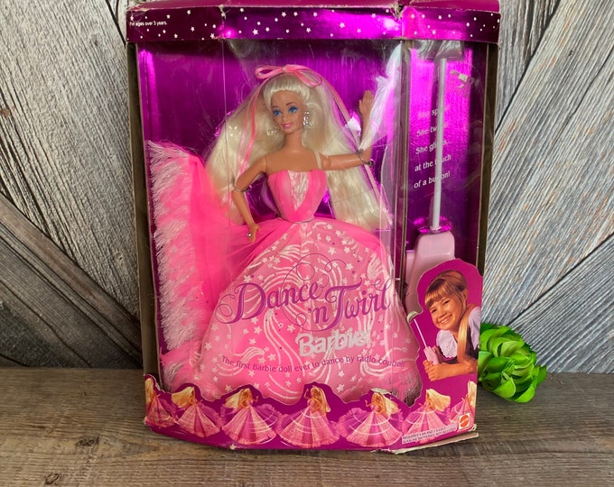 Dance 'n Twirl Barbie {mattel 11902 Radio Control Doll} Vintage 1994 ...
