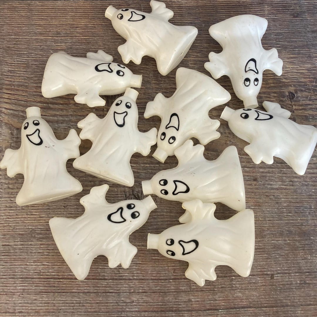 Vintage Halloween Ghost Light Covers {party Pumpkin "christmas ...