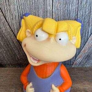 Vintage Rugrats Angelica Doll 1990s Plastic Puppet Figurine 7 Inch ...