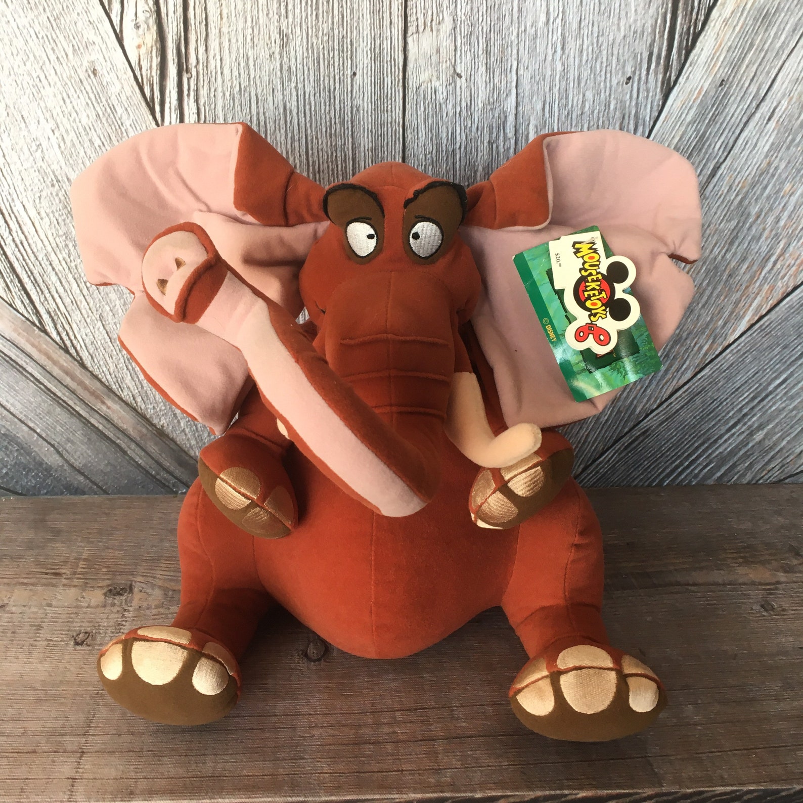 Vintage Tarzan Tantor Plush Toy Bean Babies tarzan Large - Etsy