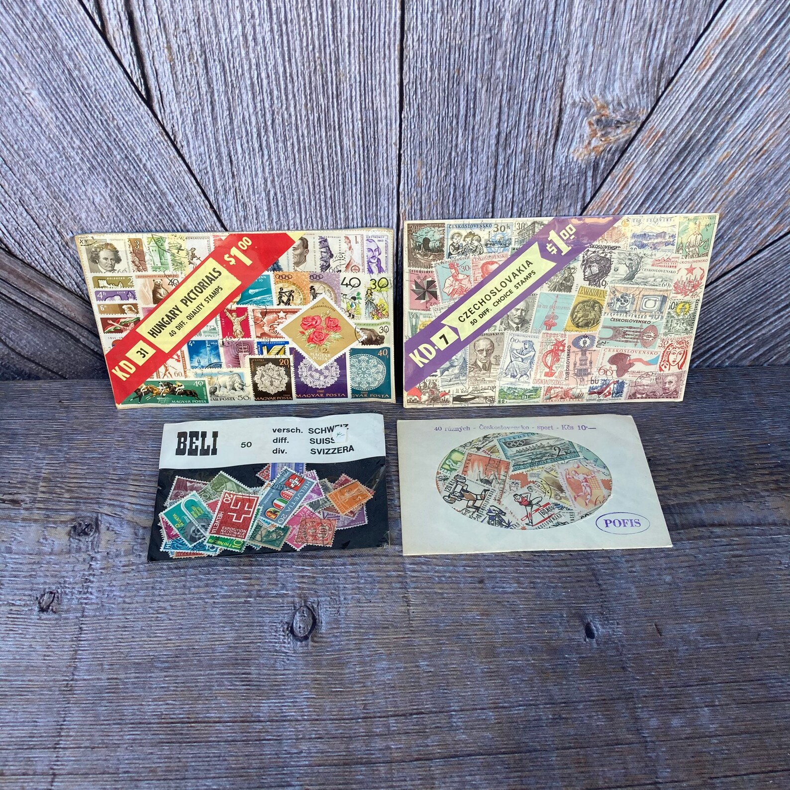 Vintage Stamp Collection Old Postage Stamp Instant Collection - Etsy