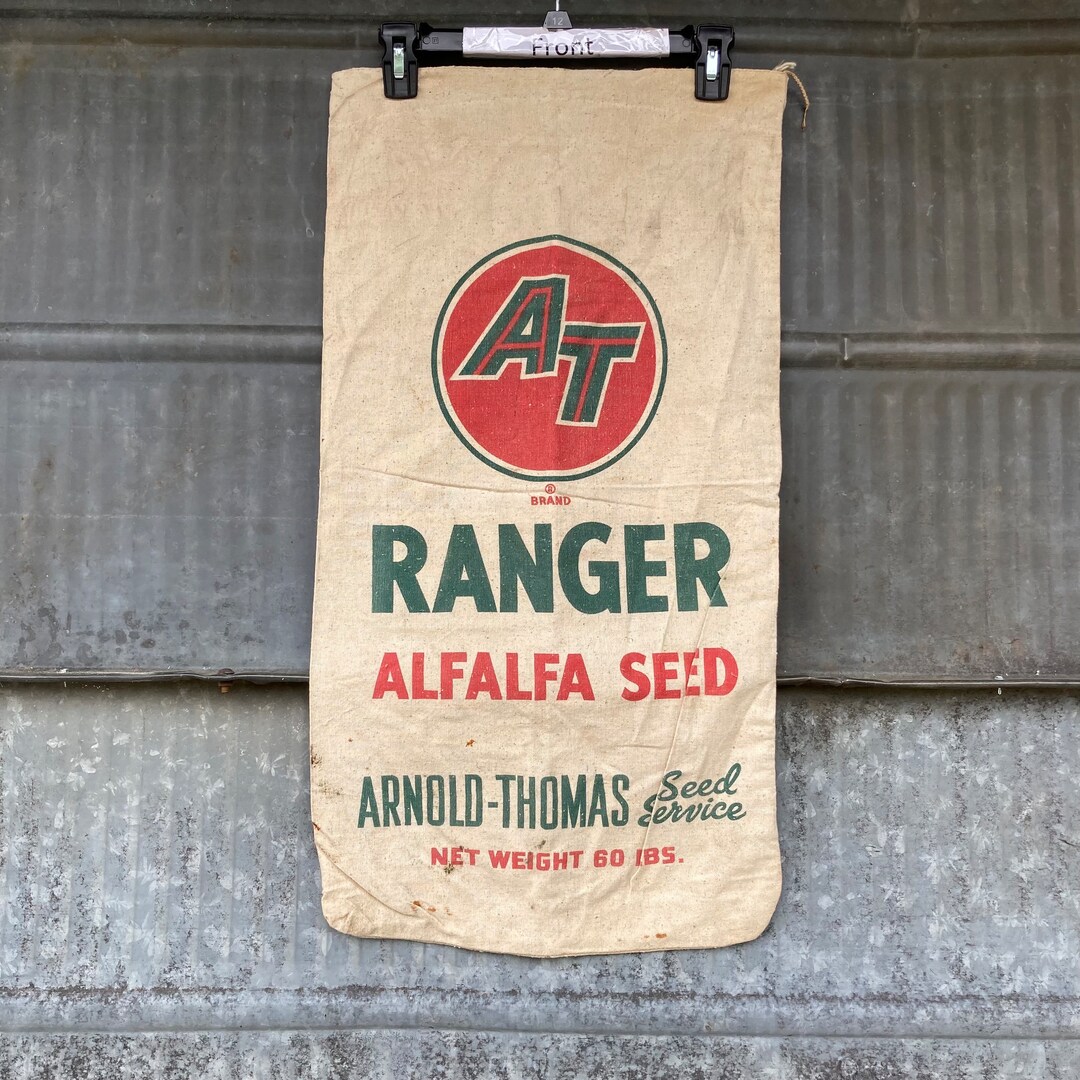 Vintage AT Vernal Alfalfa Seed Arnold Thomas Seed Service 60-pound Sack ...