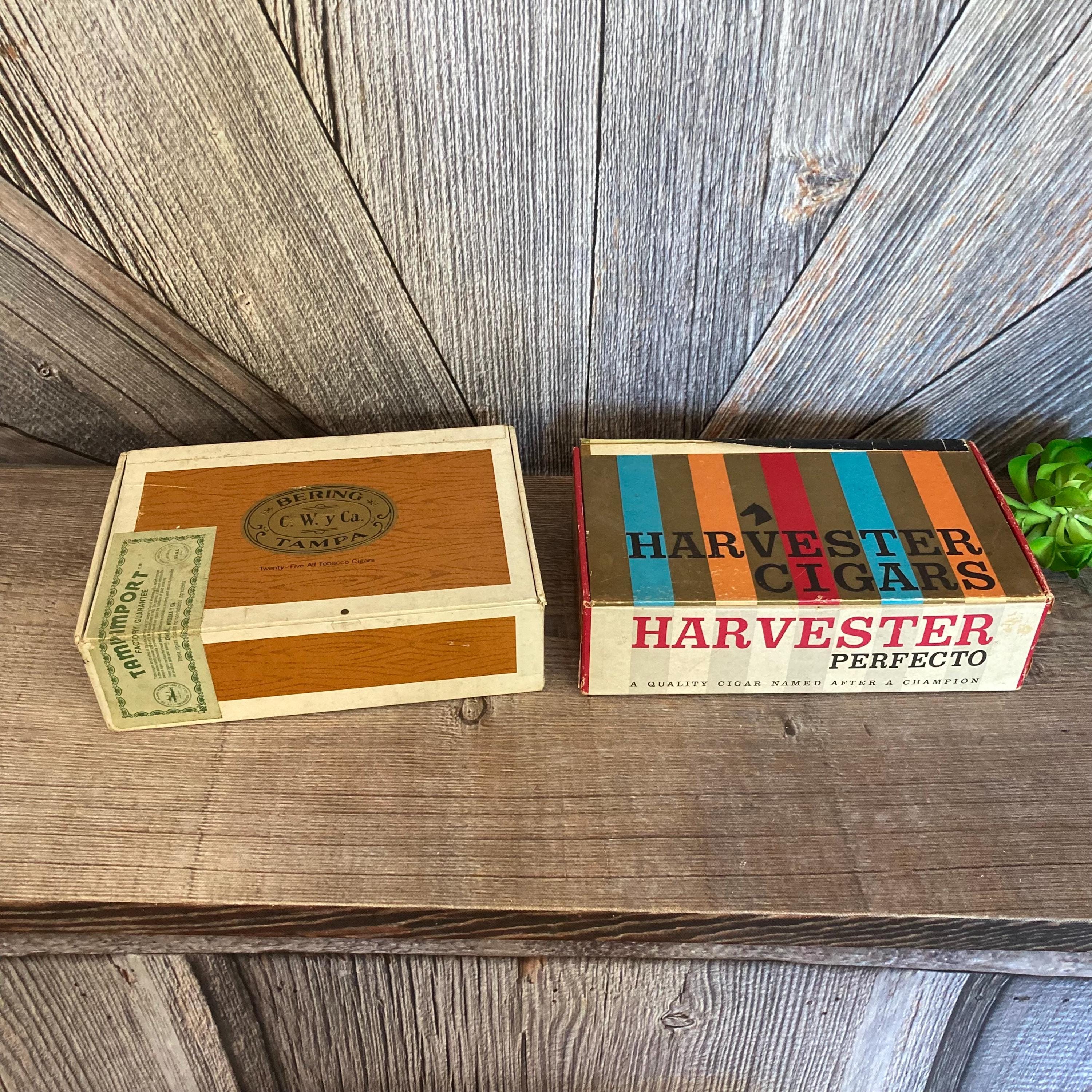 2 Vintage Cigar Boxes Vintage Authentic Cigar Box {bering Imperial ...