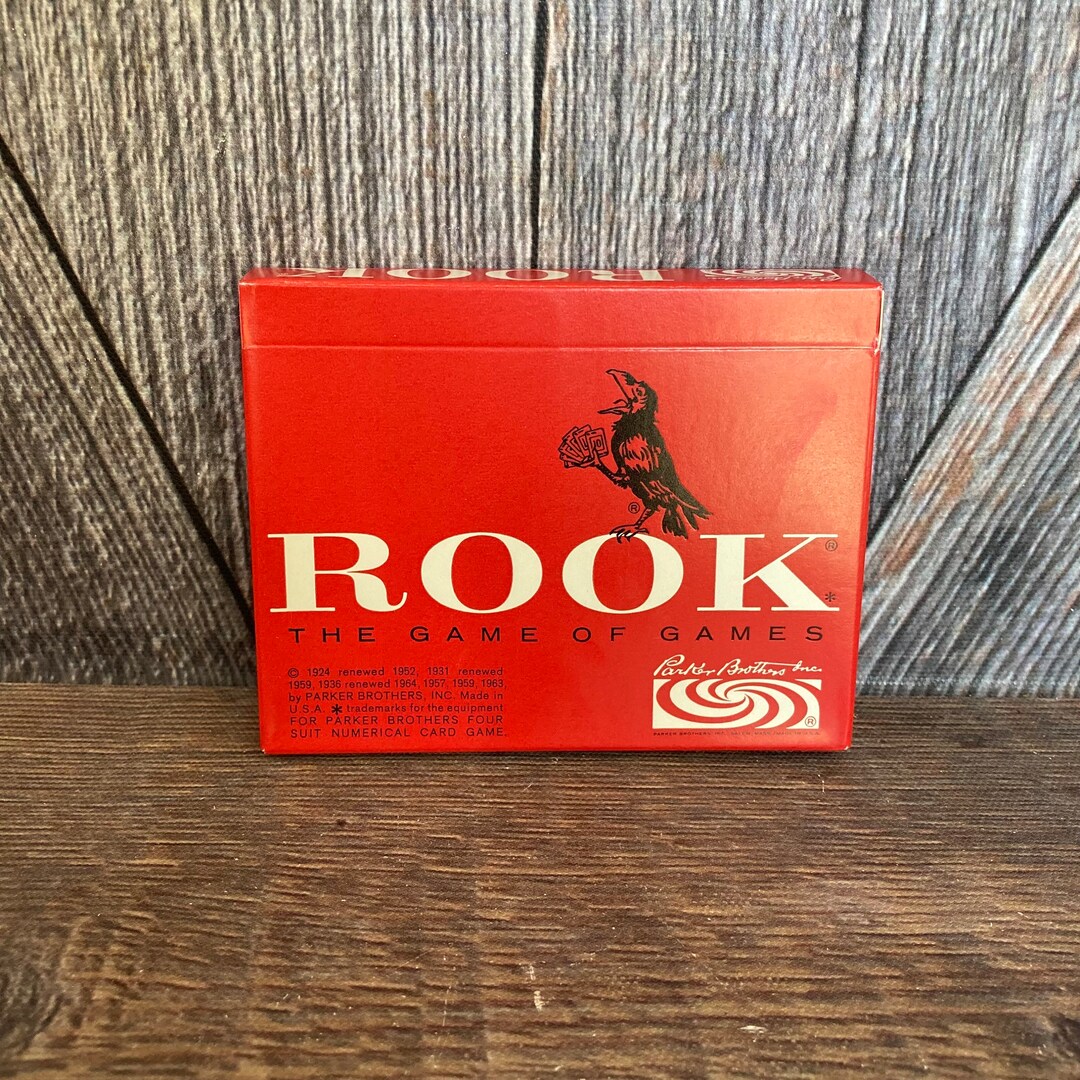 Vintage Rook Card Game 1963 Parker Brothers Game COMPLETE All Cards and ...