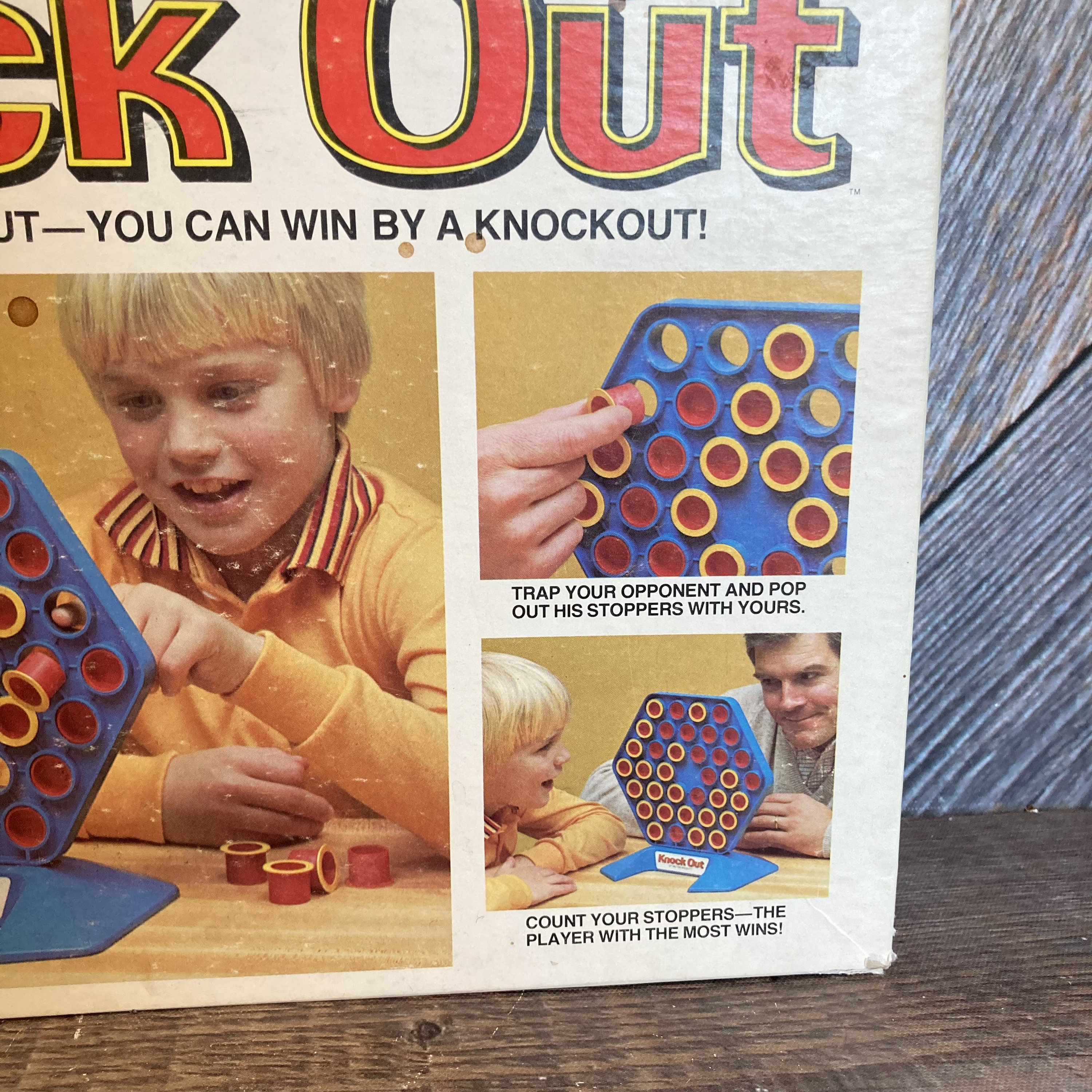Vintage Knock Out Game Board Game Milton Bradley 4900 Best Friends Gift ...