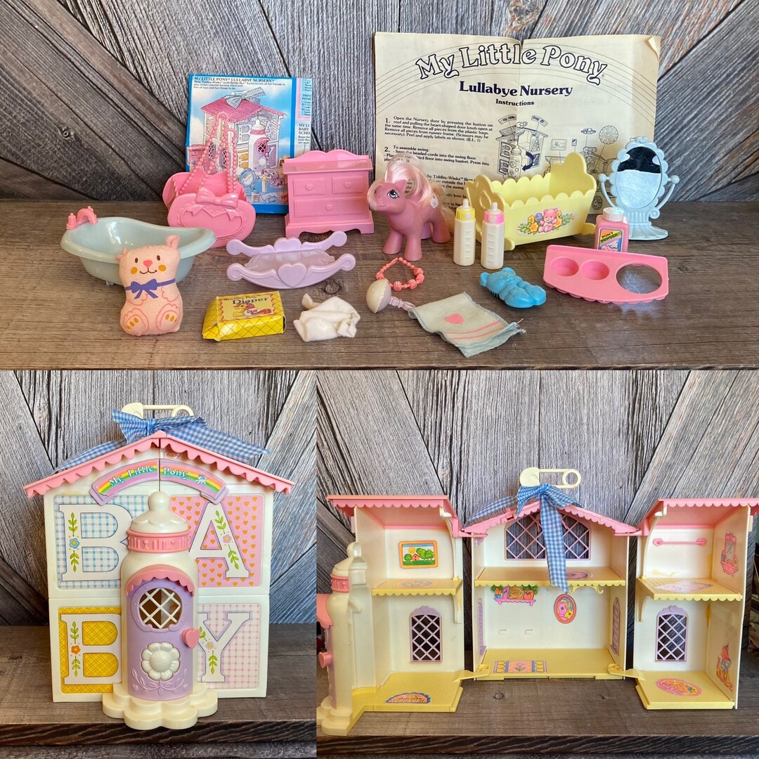Vintage My Little Pony Lullabye Nursery 1980s Generation 1 G1 With ...