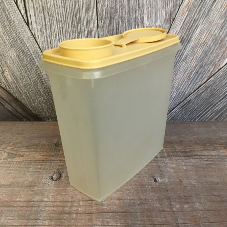 Vintage Tupperware Cereal Keeper plastic Tupper Ware Storage | Etsy