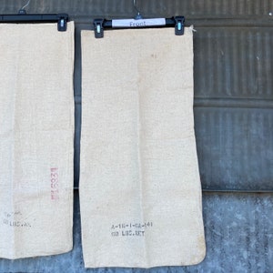 Vintage Washed and Ironed Unprinted Cotton Muslin Sack (group of 2) 60s ...