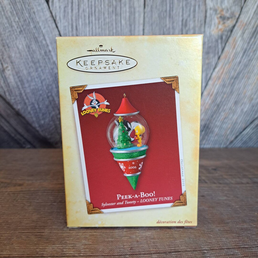 Looney Tunes "peek a Boo" Christmas Ornaments Baby's 1st Christmas ...