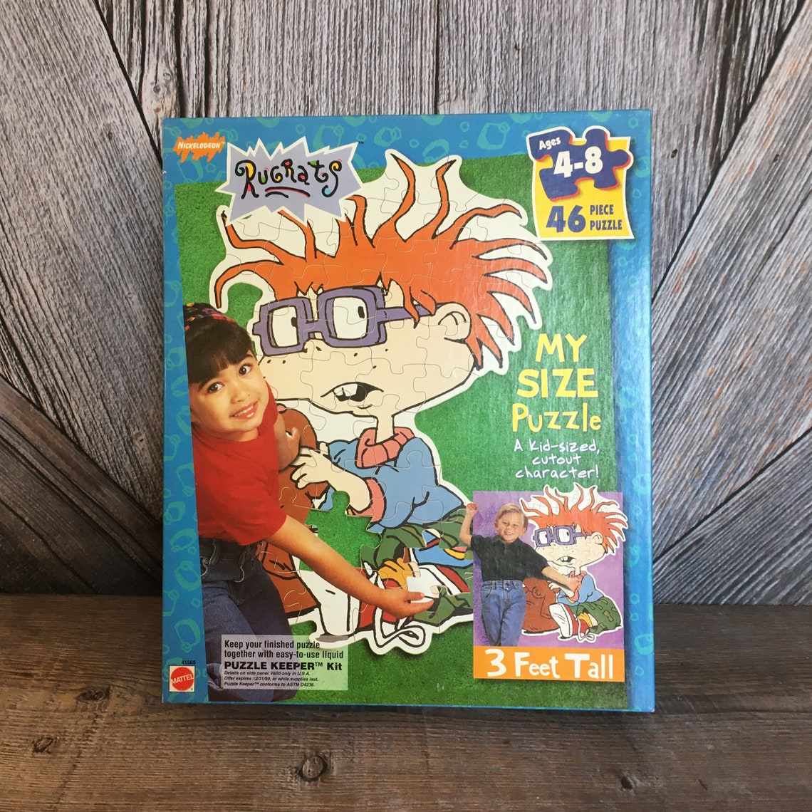 Vintage Rugrats Puzzle SEALED NEW My Size Floor 3 Ft Puzzle | Etsy