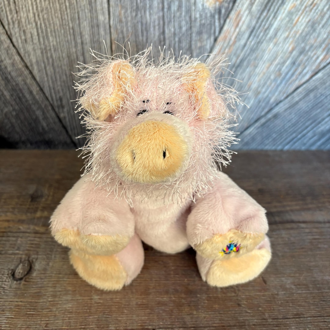 Vintage Webkinz Pig Plush Ganz 9 Inch ORIGINAL Toy Stuffed Animal Dog ...