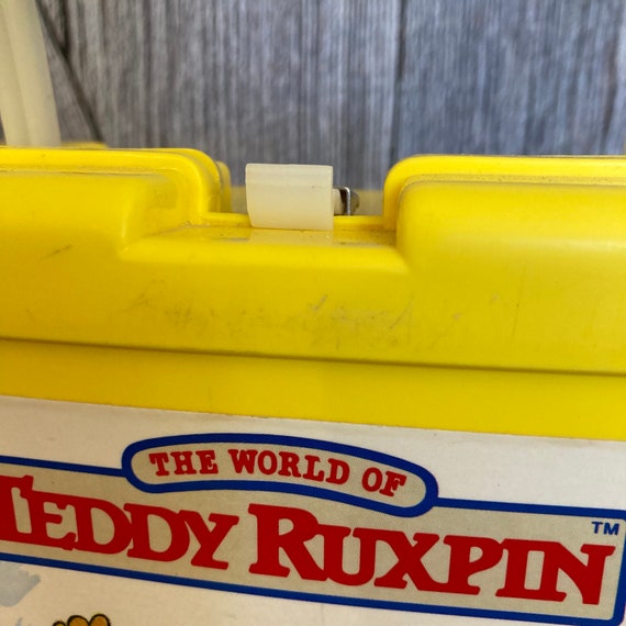 Teddy Ruxpin Lunch Box {Vintage 80's Yellow Aladdin P… - Gem