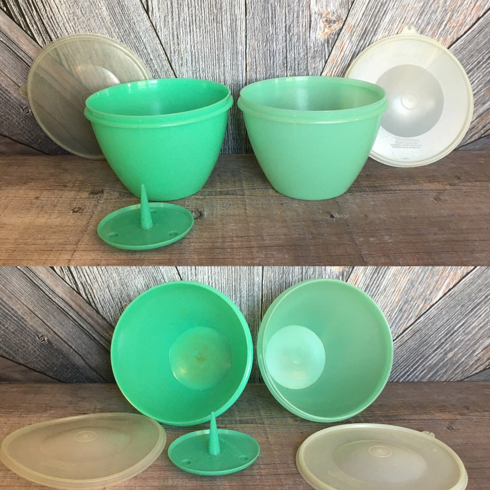 Vintage Tupperware Lettuce Crisper plastic Tupper Ware - Etsy