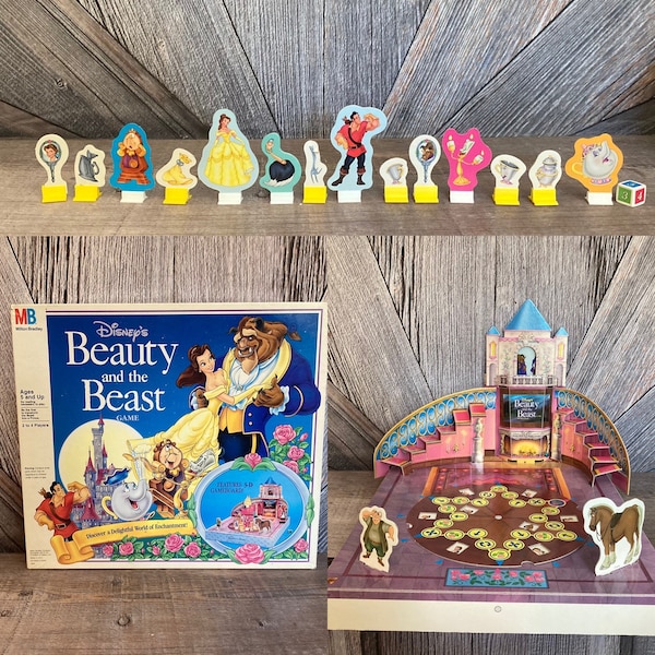Beauty and the Beast Board Game - Etsy
