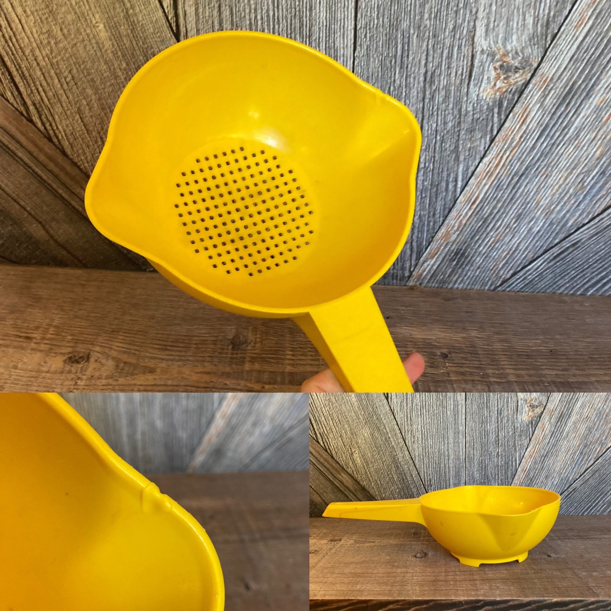 Vintage Tupperware Colander plastic Tupper Ware Strainer - Etsy Denmark