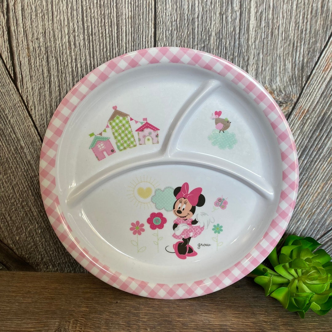 Vintage Minnie Mouse Plate {vintage Disney Melmac Plastic Plate} Kids ...