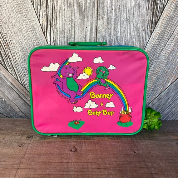 Barney Vintage Suitcase Toy Large 13 inch kid Suit Case Bag | Etsy