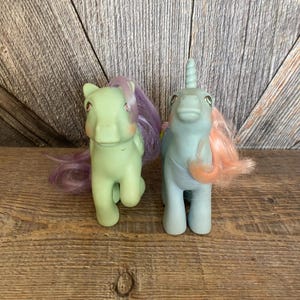 Vintage My Little Pony Coco Berry and Peppermint Crunch 3D Cutie Mark ...