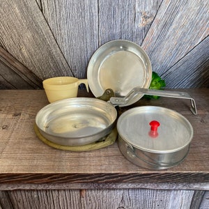 Vintage Palco Camping Kit, Mess Kit, Boy Scouts of America Piece Pan ...