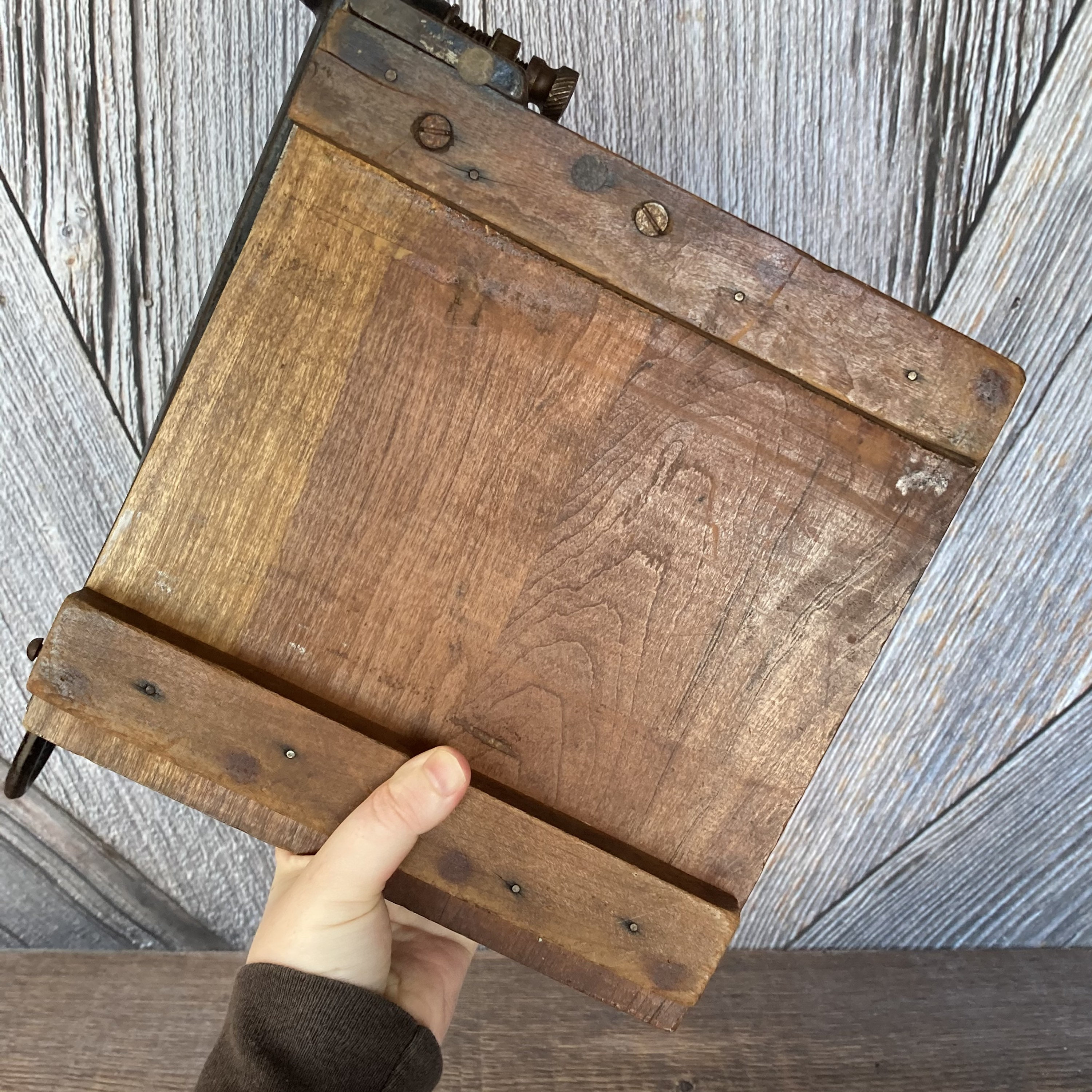 Vintage Paper Cutter Wooden Metal 9 Inch Sharp Industrial - Etsy