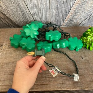 Vintage Shamrock Light Strand St.patrick's Day St. Patty's Light Covers ...