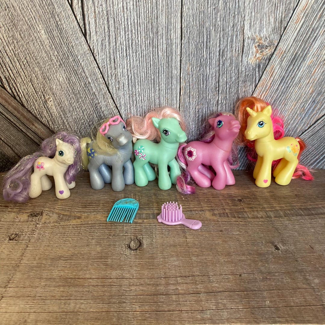 Vintage My Little Pony Goodie Gumdrop, Unicorn, Crystal Lace, Lot of My ...
