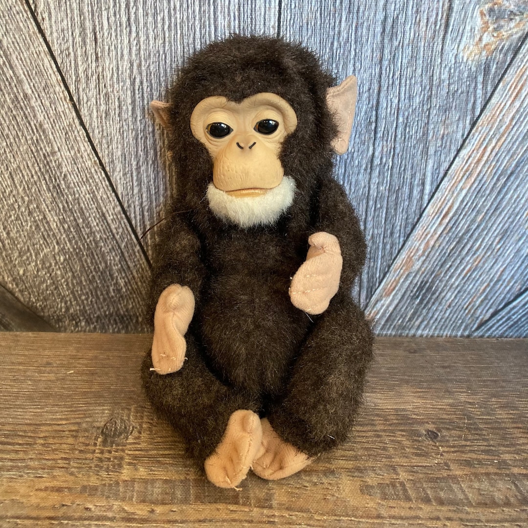 Vintage Cuddle Chimp Monkey Plush Toy Furreal Friends Stuffed Animal ...