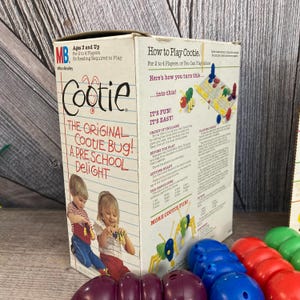 Vintage Cootie Game Milton Bradley, 1986 Complete! the Game of Cootie ...